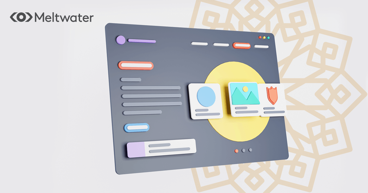 Arabic User Interface by Meltwater for Social Listening