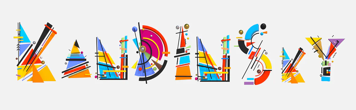 Kandinsky Typeface - Kandinsky inspired typographic marvel