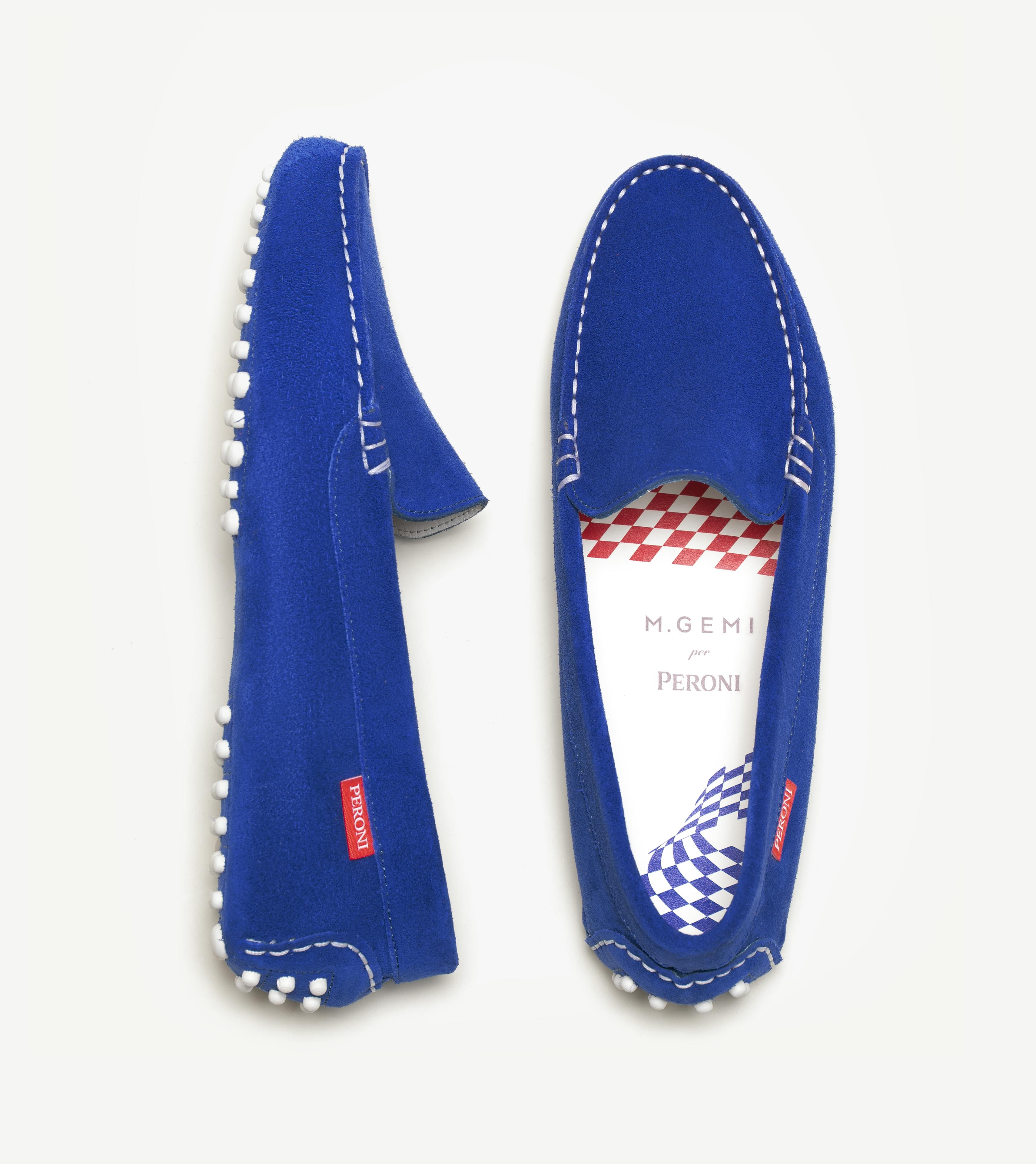 The Felize per Peroni - Peroni Blue - Suede - M.Gemi
