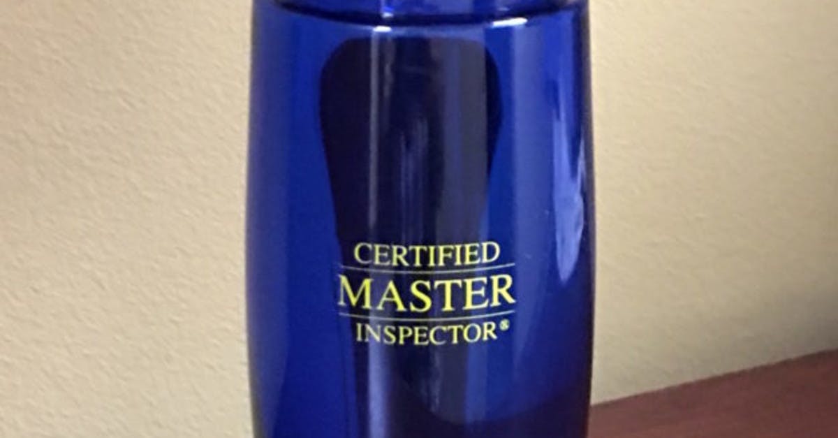 Free Certified Master Inspector® Water Bottle
