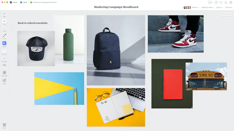 The visual workspace for marketers - Milanote