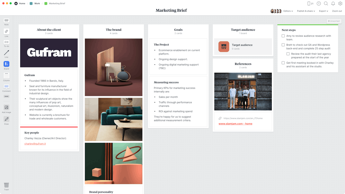 20+ inspiring creative brief templates & examples - Milanote