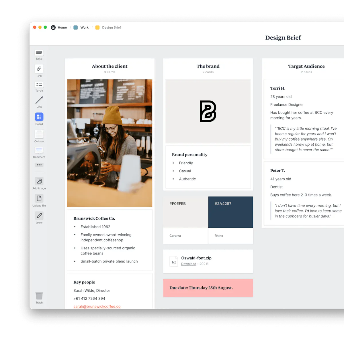 Visual Workspace For UX/UI Designers - Milanote