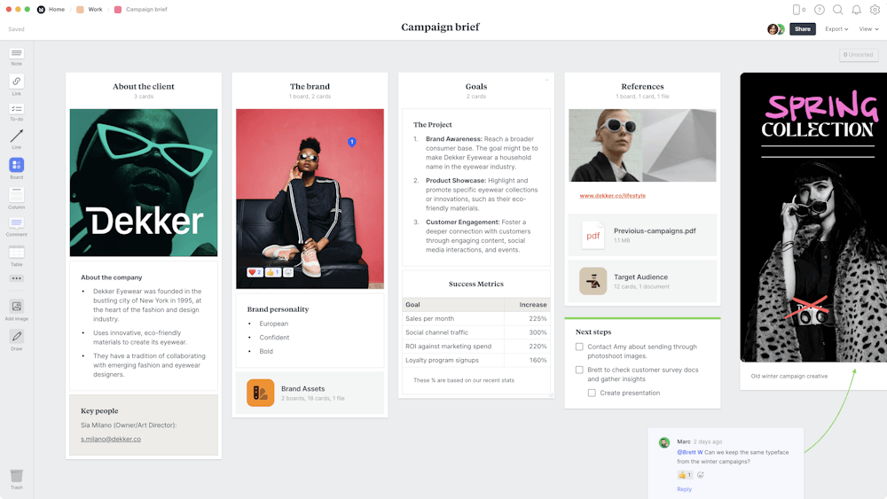 Visual Planning for Creative Marketers - Milanote