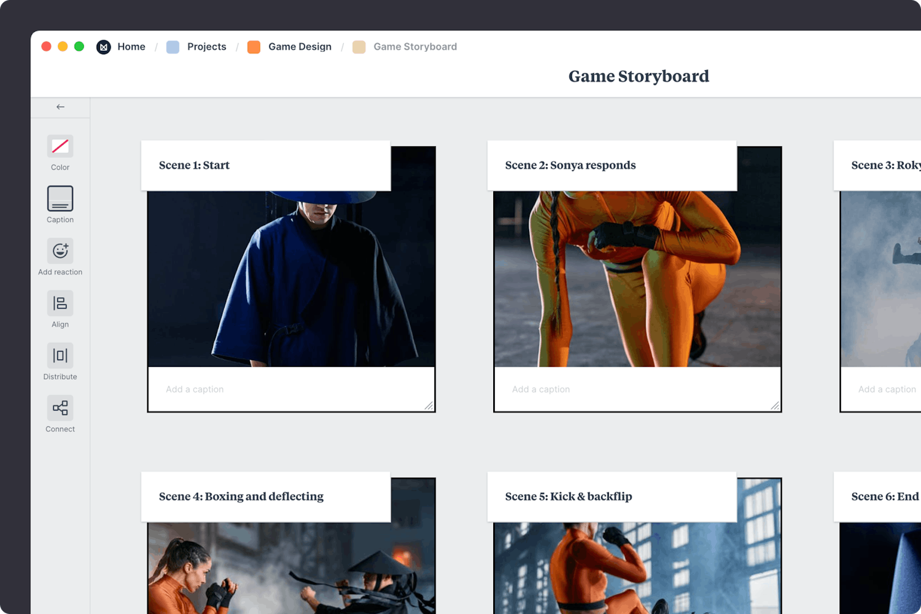 Game Storyboard Template & Example - Milanote