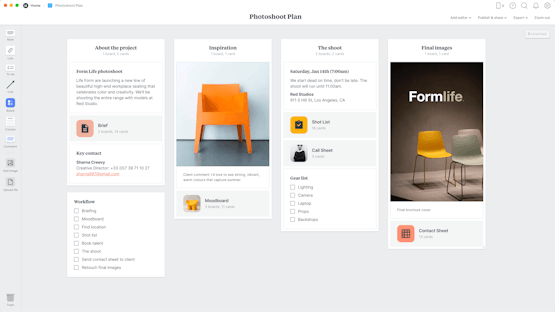 The six essential steps to planning a photoshoot