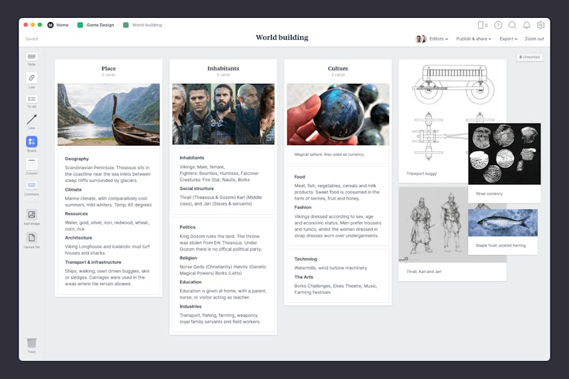 Game Design Document - Template & Example - Milanote
