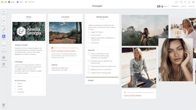Model Brief Template & Example - Milanote