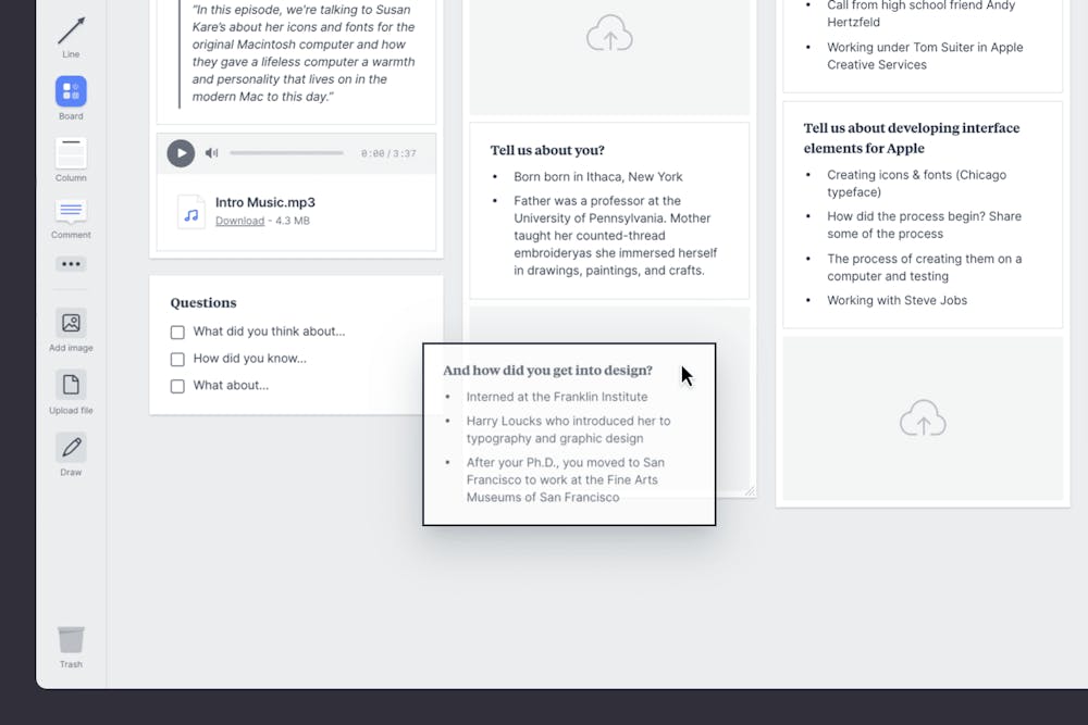 Free Podcast Outline Template & Example - Milanote