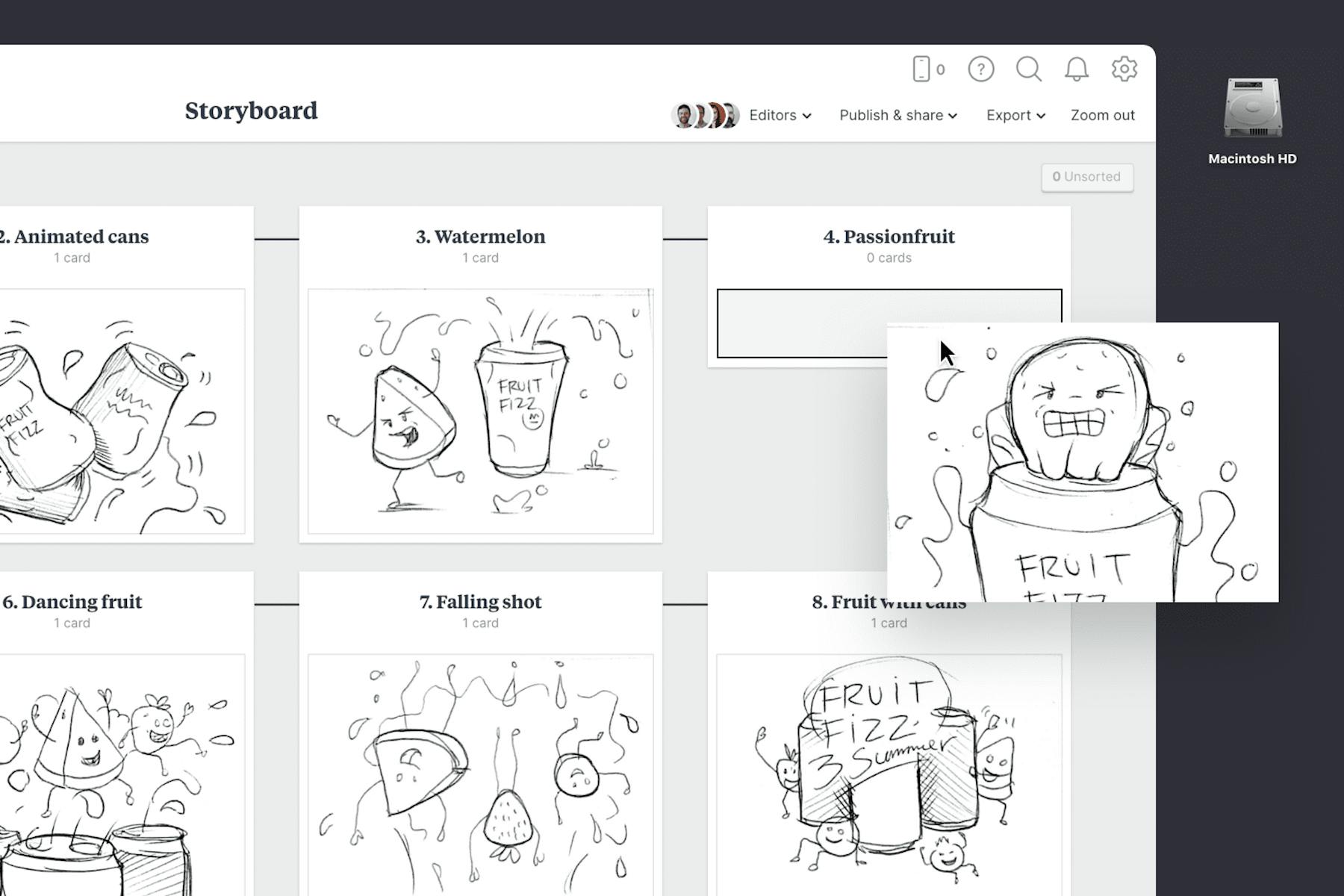 Motion Design Storyboard - Template & Example - Milanote