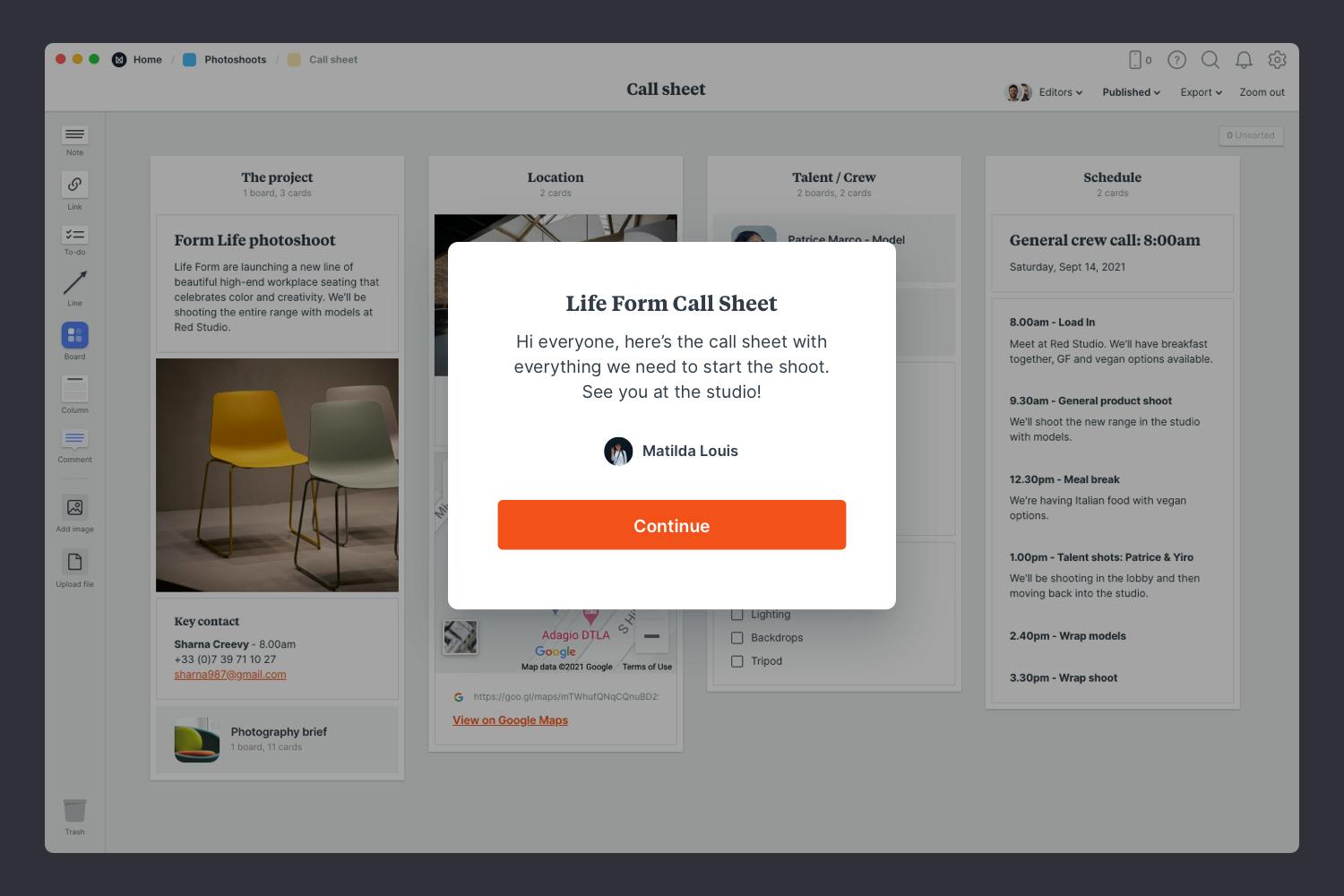 How To Create a Photoshoot Call Sheet: 2021 Step-By-Step Guide