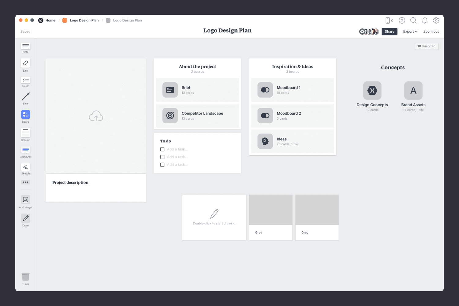 Logo Design Project Plan - Free Template & Example - Milanote