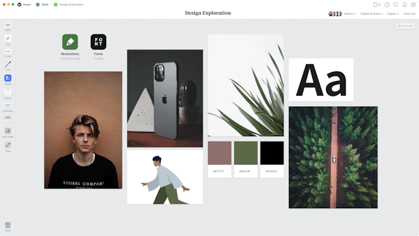 Design Exploration Template & Example - Milanote