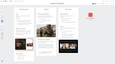 Usability Testing Plan Template & Example - Milanote