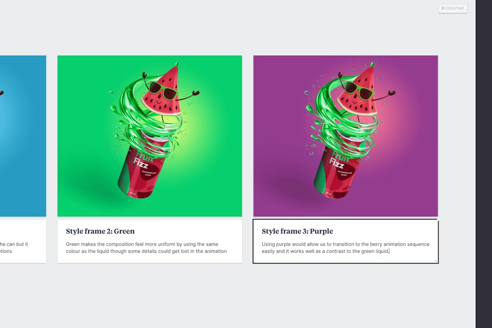 Motion Design Style Frames - Template & Example - Milanote