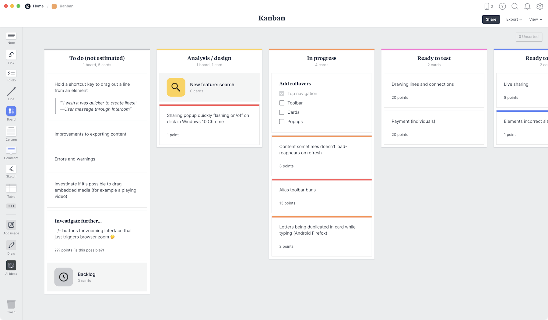 Kanban Board Template & Example - Milanote