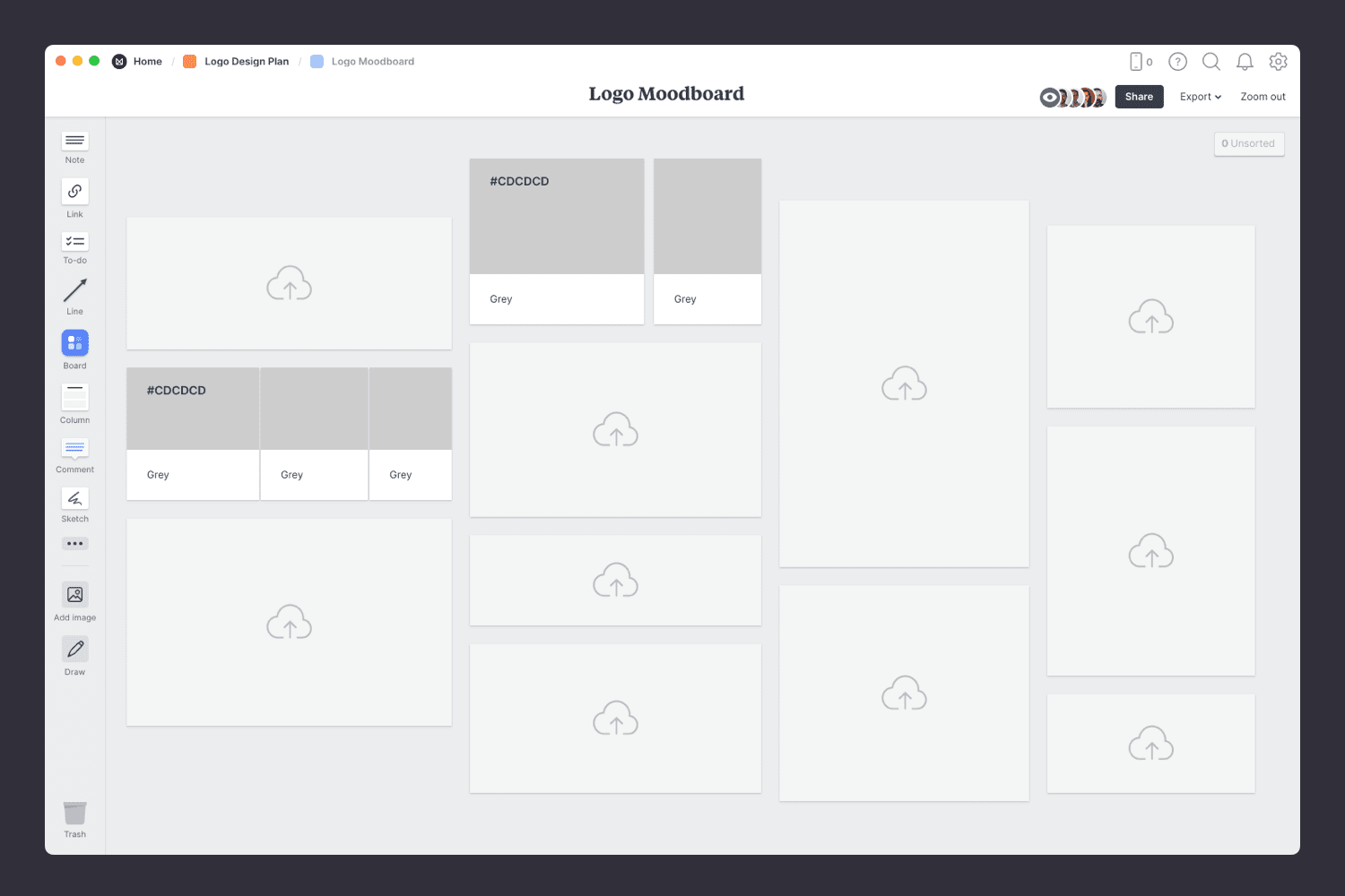 Logo Moodboard - Free Template & Example - Milanote