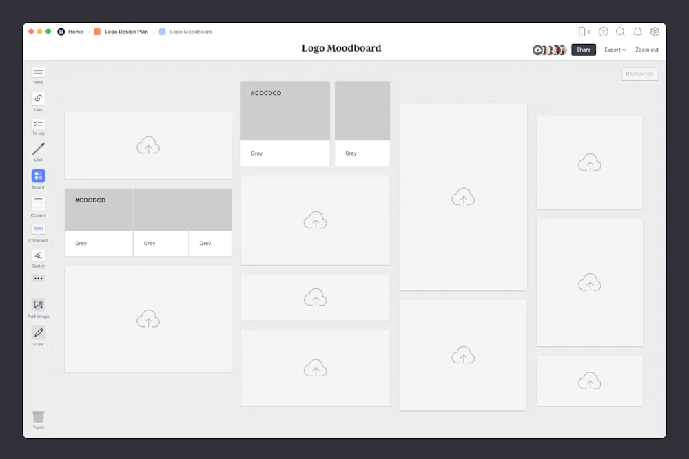 Logo Moodboard - Free Template & Example - Milanote