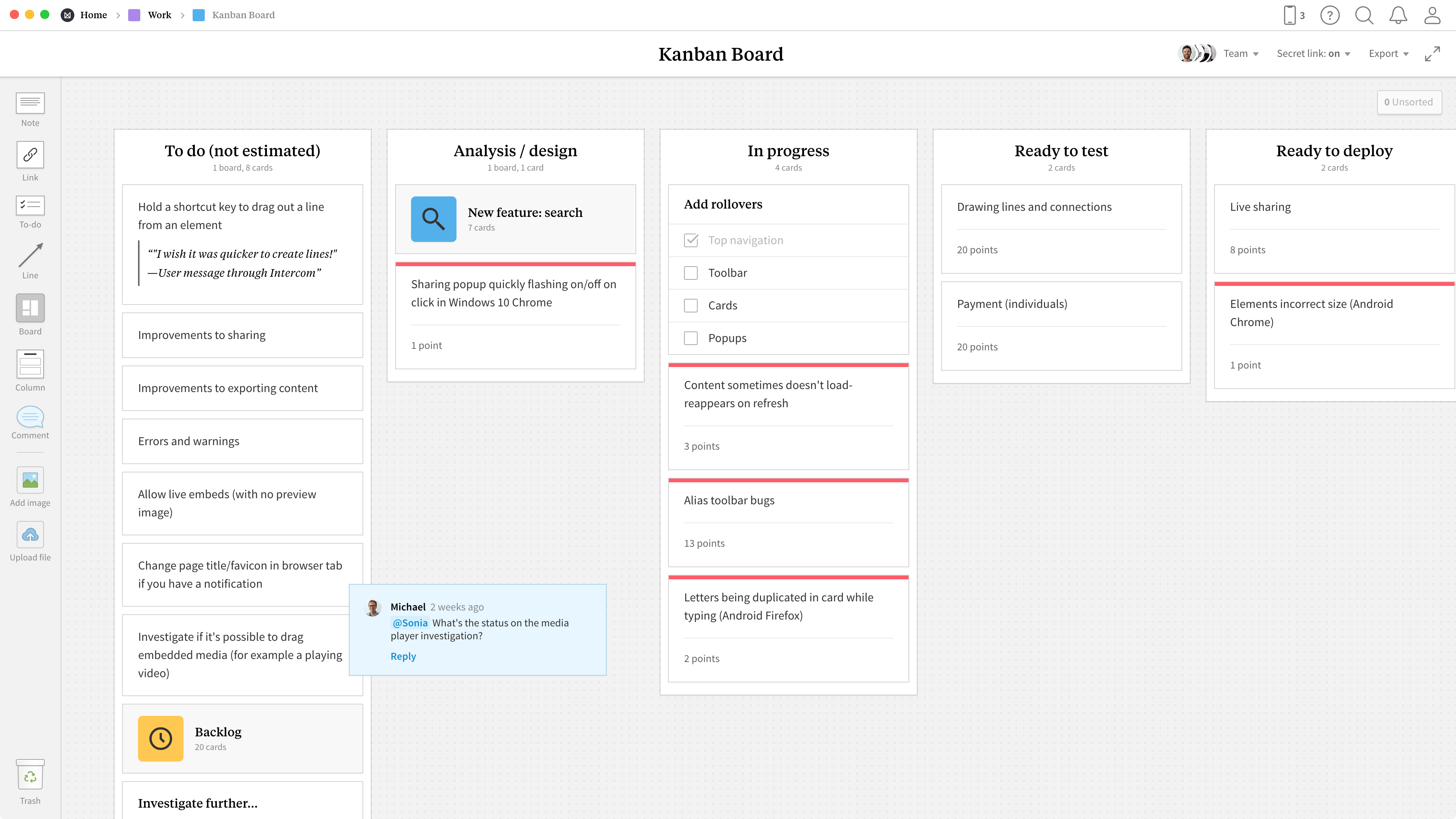 Kanban Board Template & Example - Milanote