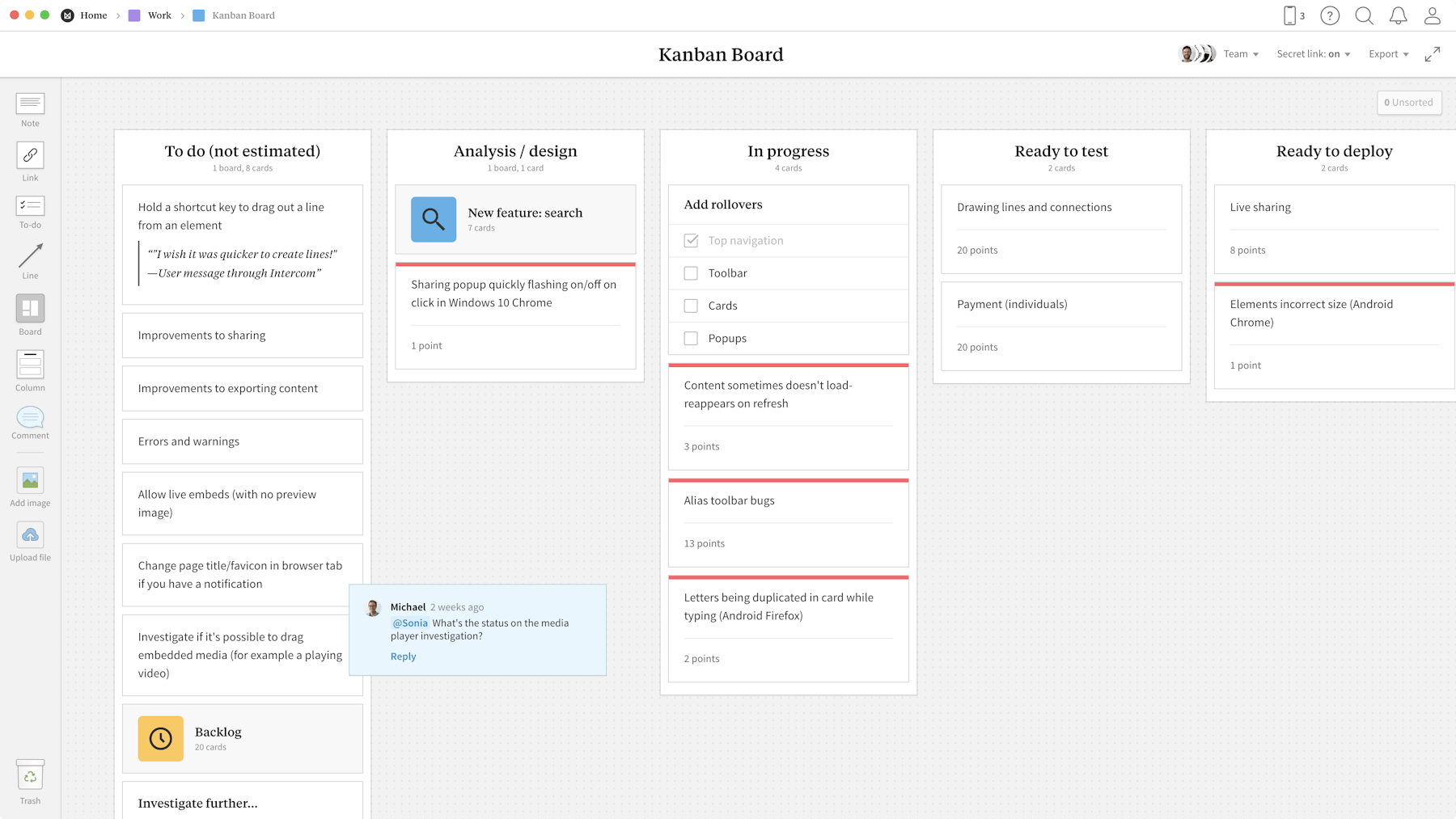 Kanban Board Template & Example - Milanote