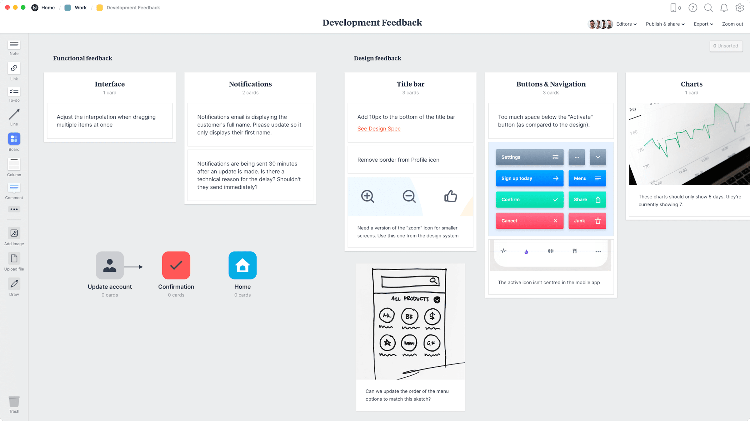 Visual Workspace For Developers & Engineers - Milanote