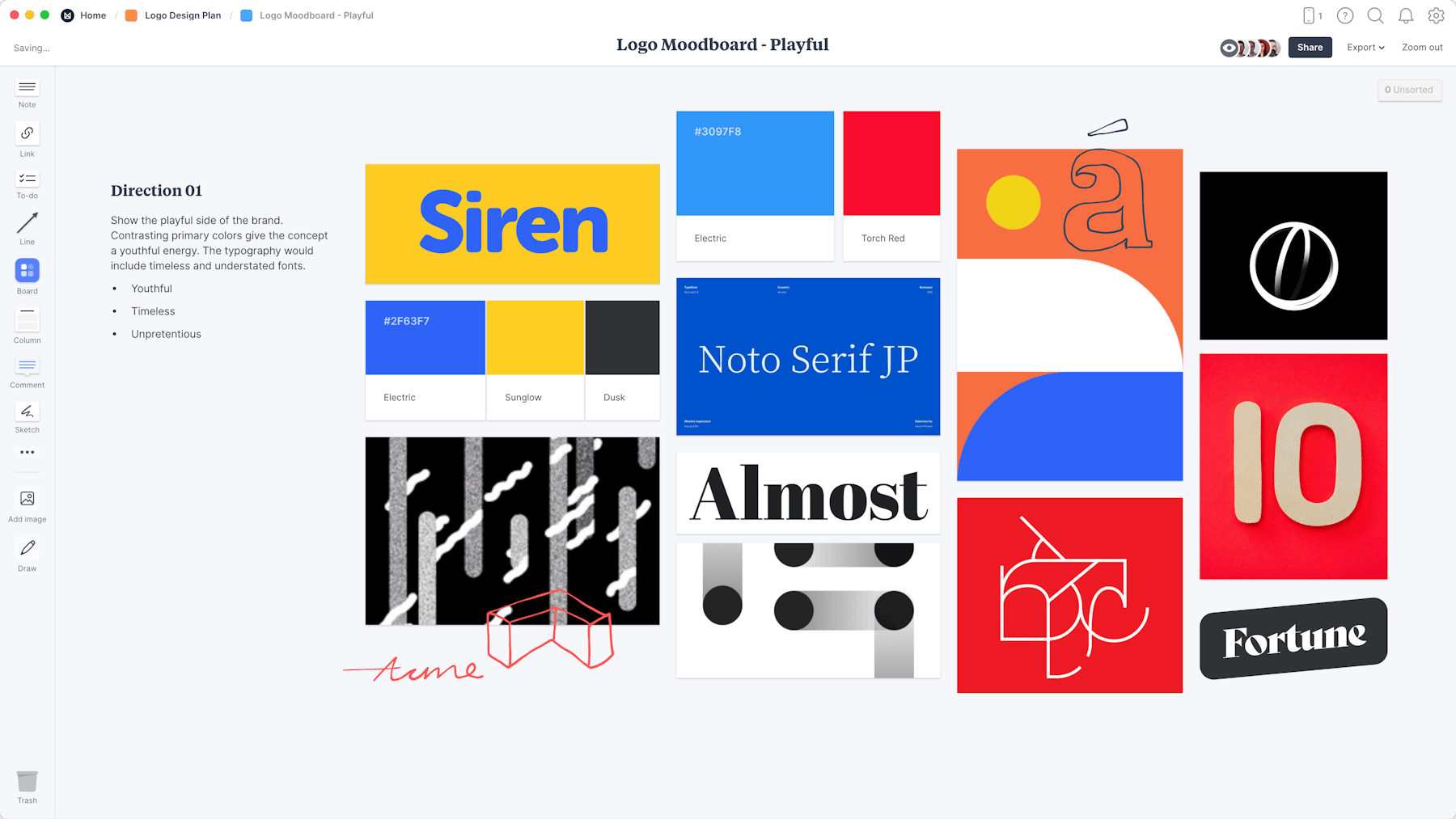 Graphic Design Moodboard - Template & Example - Milanote