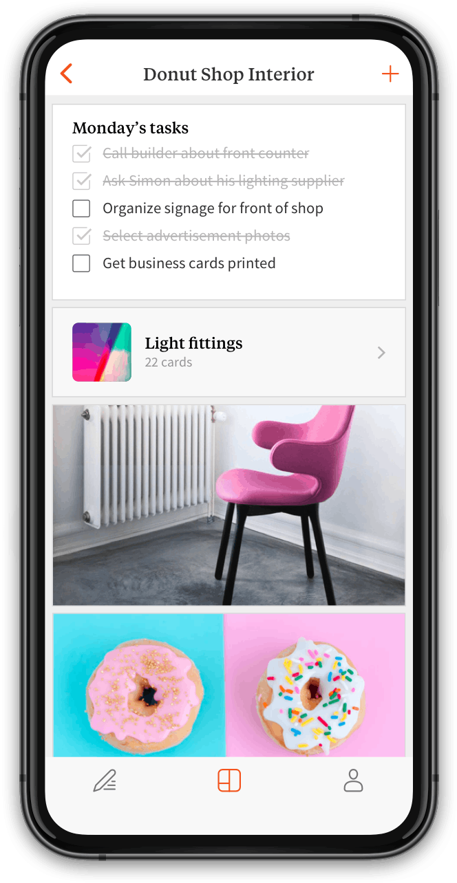 Download the Milanote mobile apps for free