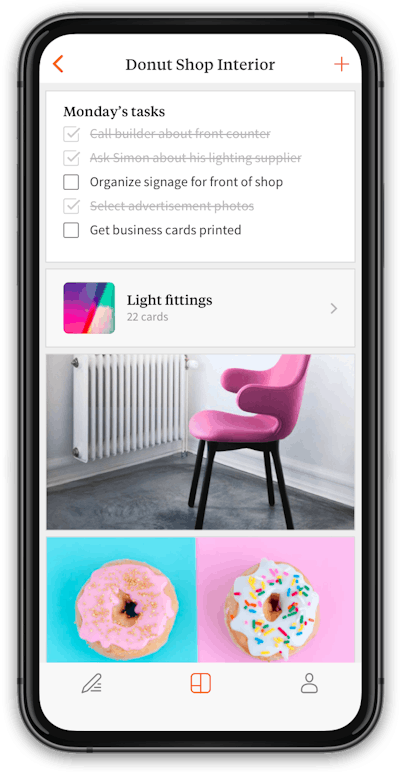 Download the Milanote mobile apps for free