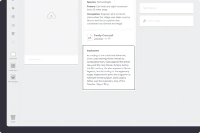 Video Game Character Profile Template & Example - Milanote