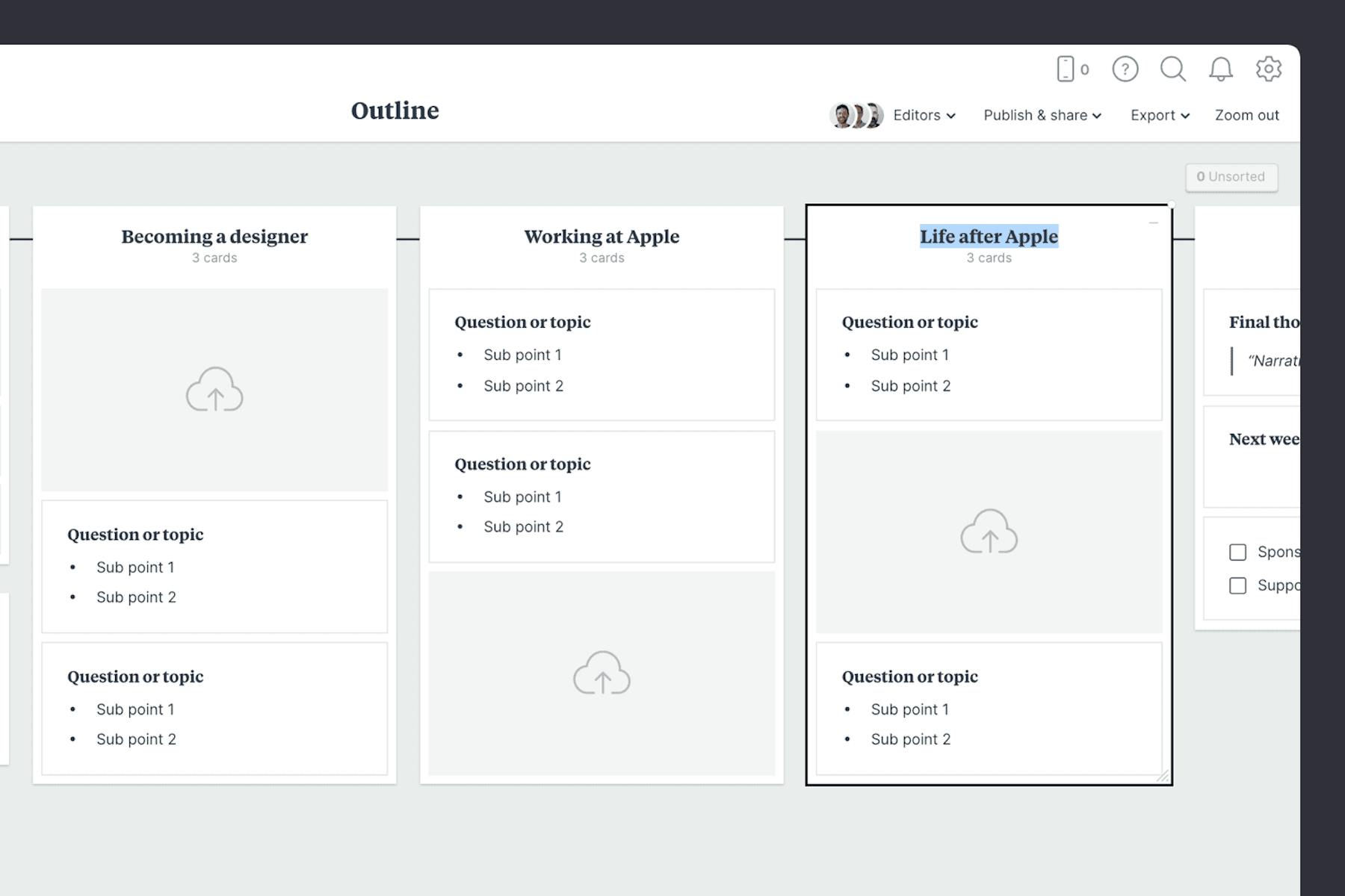 Free Podcast Outline Template & Example - Milanote