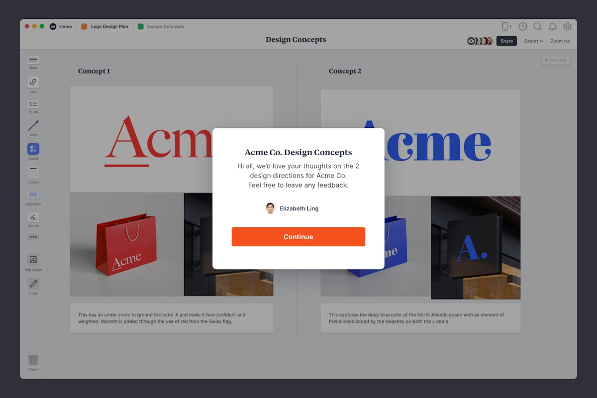 Logo Design Presentation - Free Template & Example - Milanote