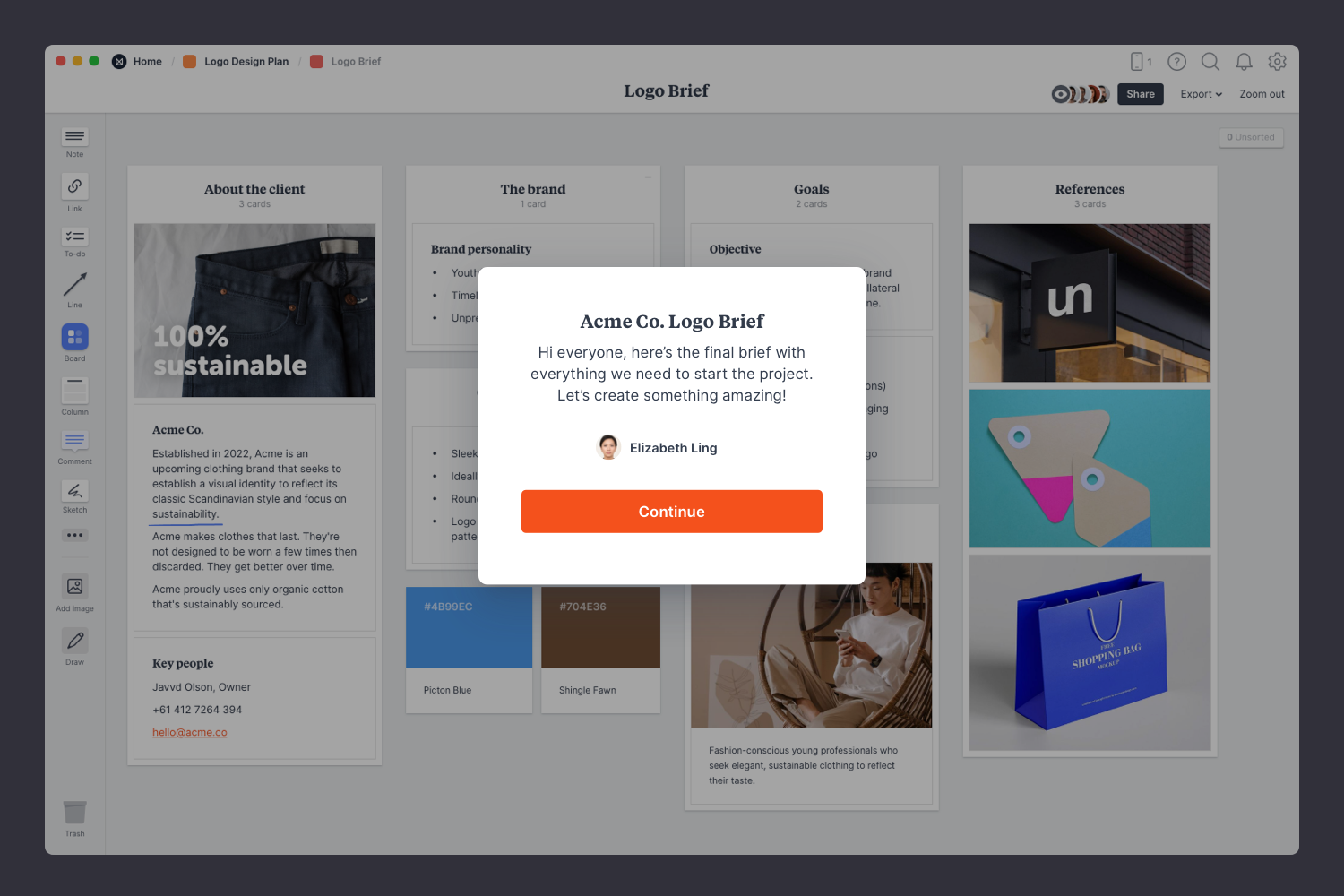 Logo Design Project Plan - Free Template & Example - Milanote