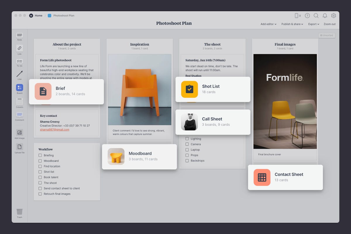 The six essential steps to planning a photoshoot