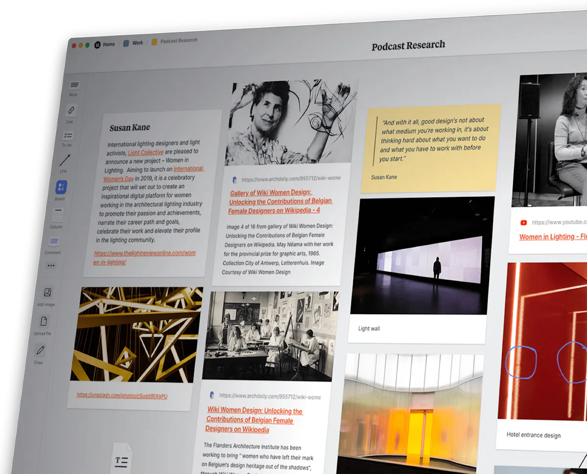 Notes App - Visual Note Taking App Used By Top Creatives - Milanote