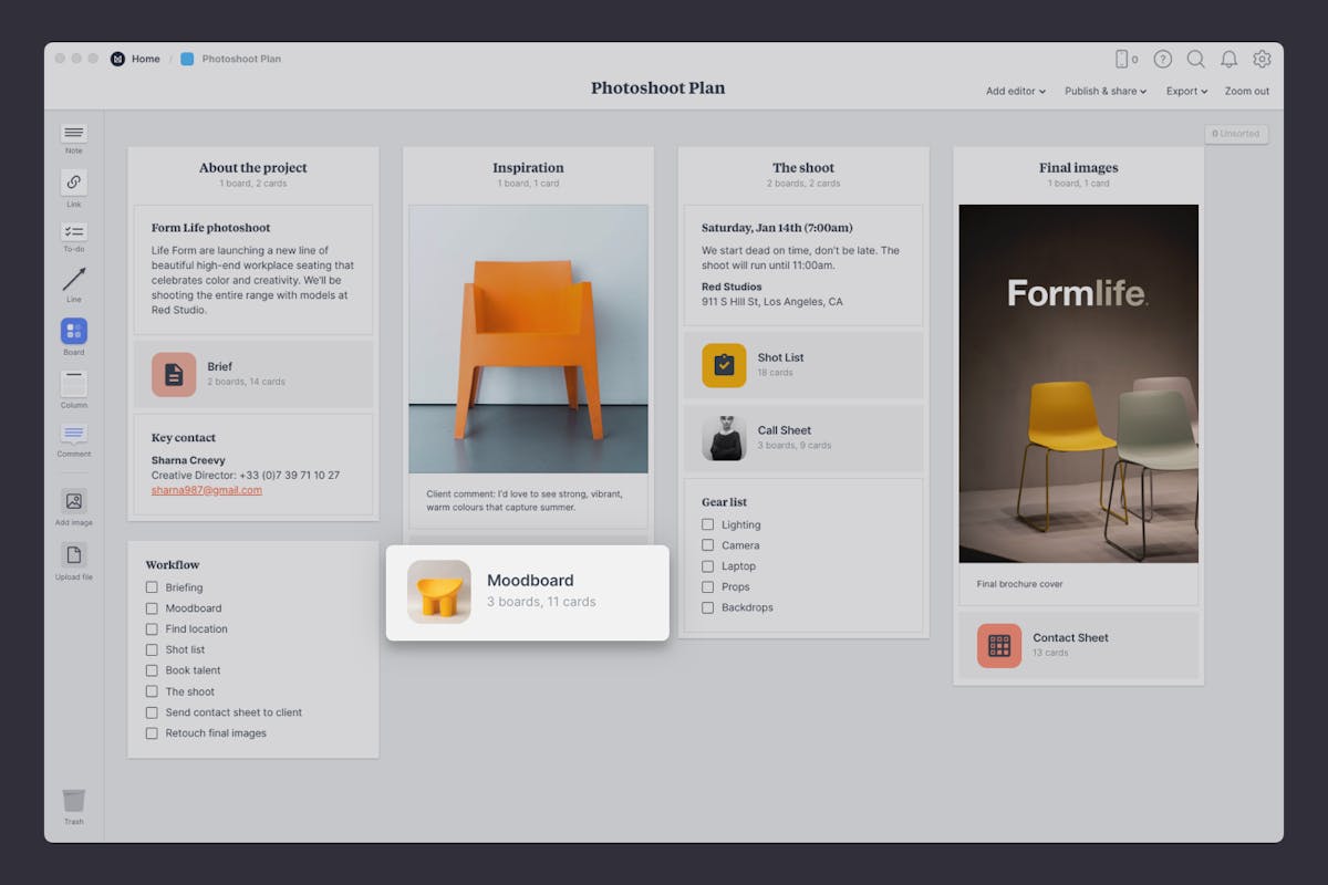 The six essential steps to planning a photoshoot