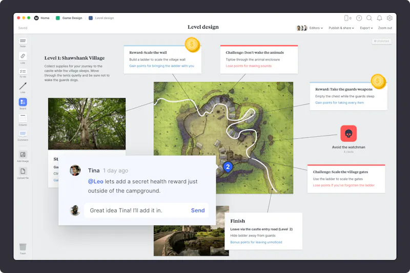 Game Design Document - Template & Example - Milanote