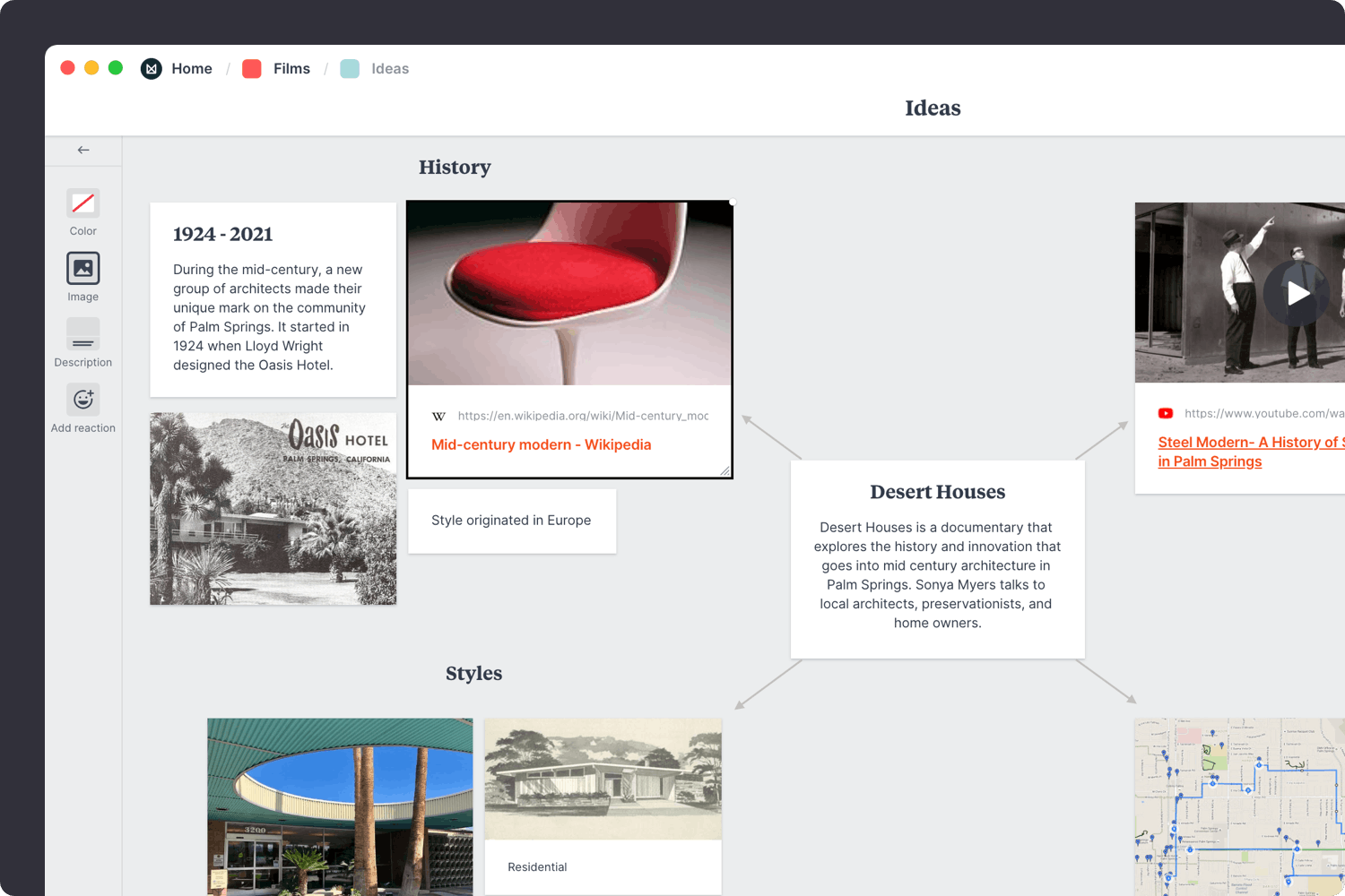 Film Brainstorming - Template & Example - Milanote