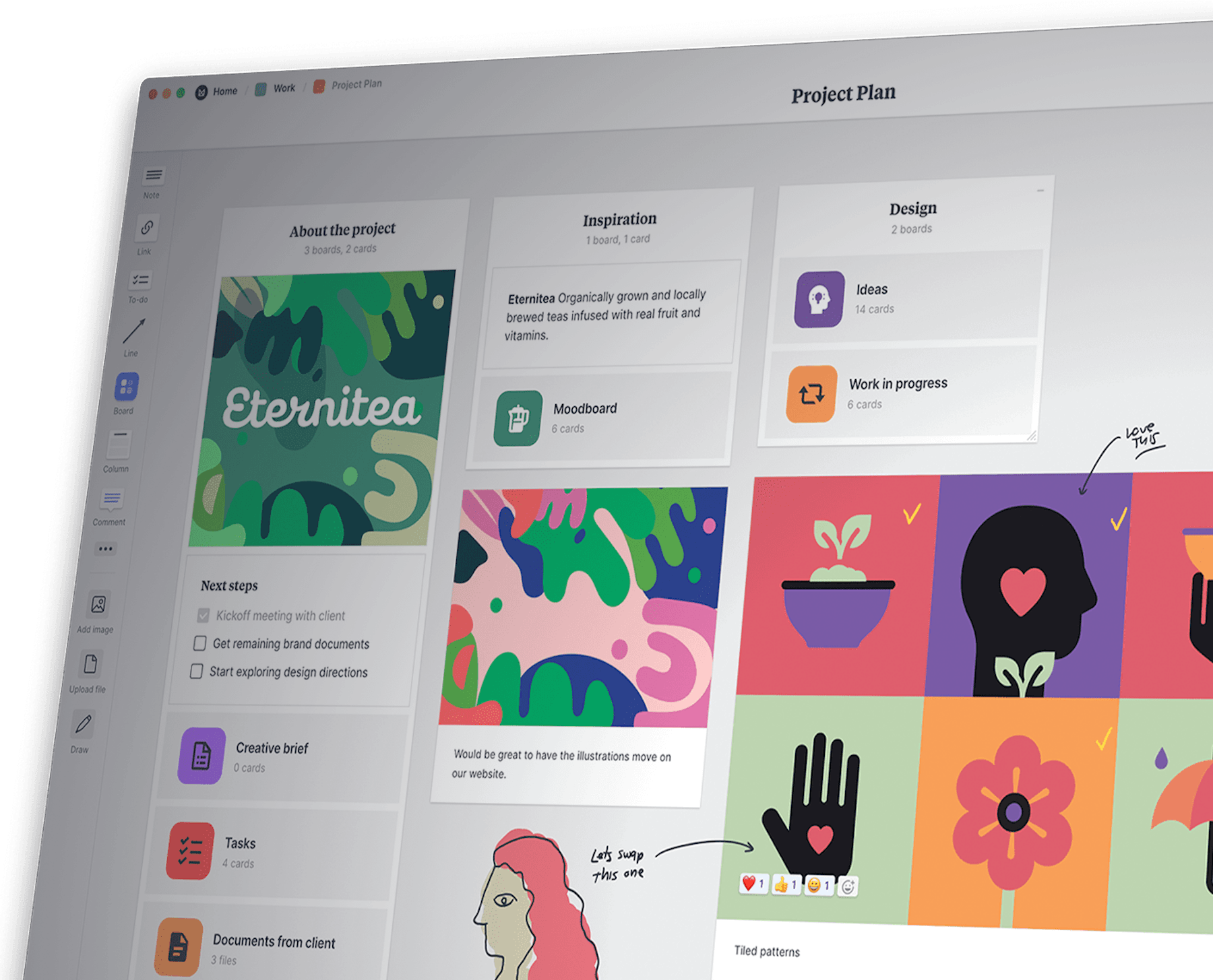 Visual Workspace For Graphic Designers - Milanote