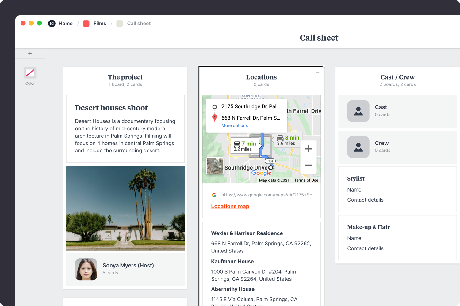 Film Pre Production - Template & Example - Milanote