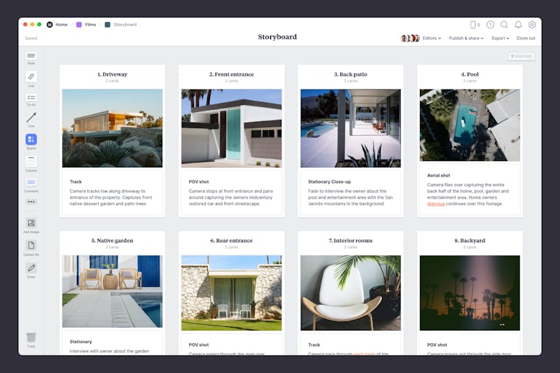 Film Pre Production - Template & Example - Milanote