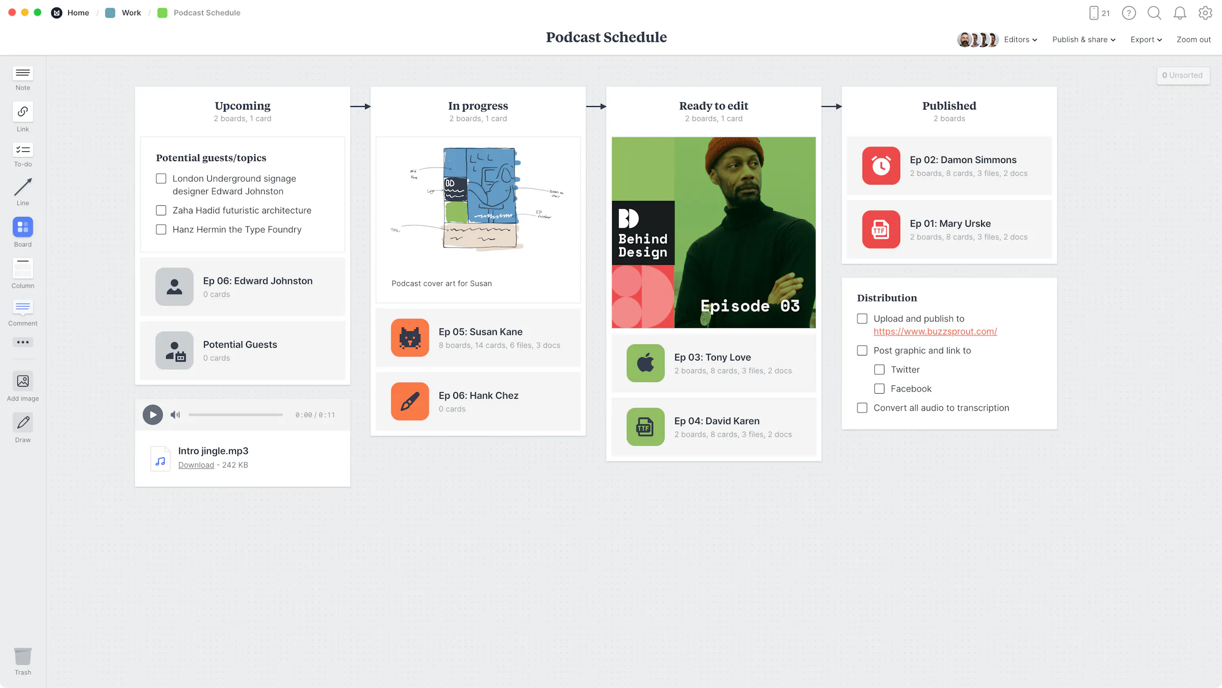 6 Free Templates for Planning a Podcast - Milanote
