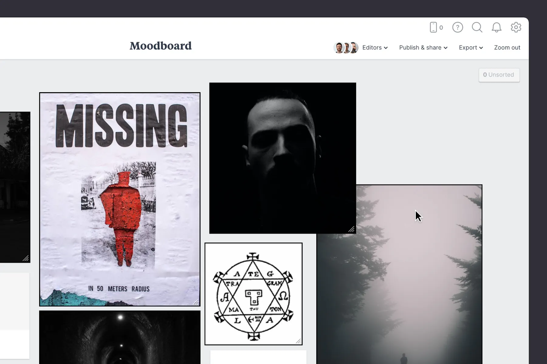 Novel Moodboard Template & Example - Milanote