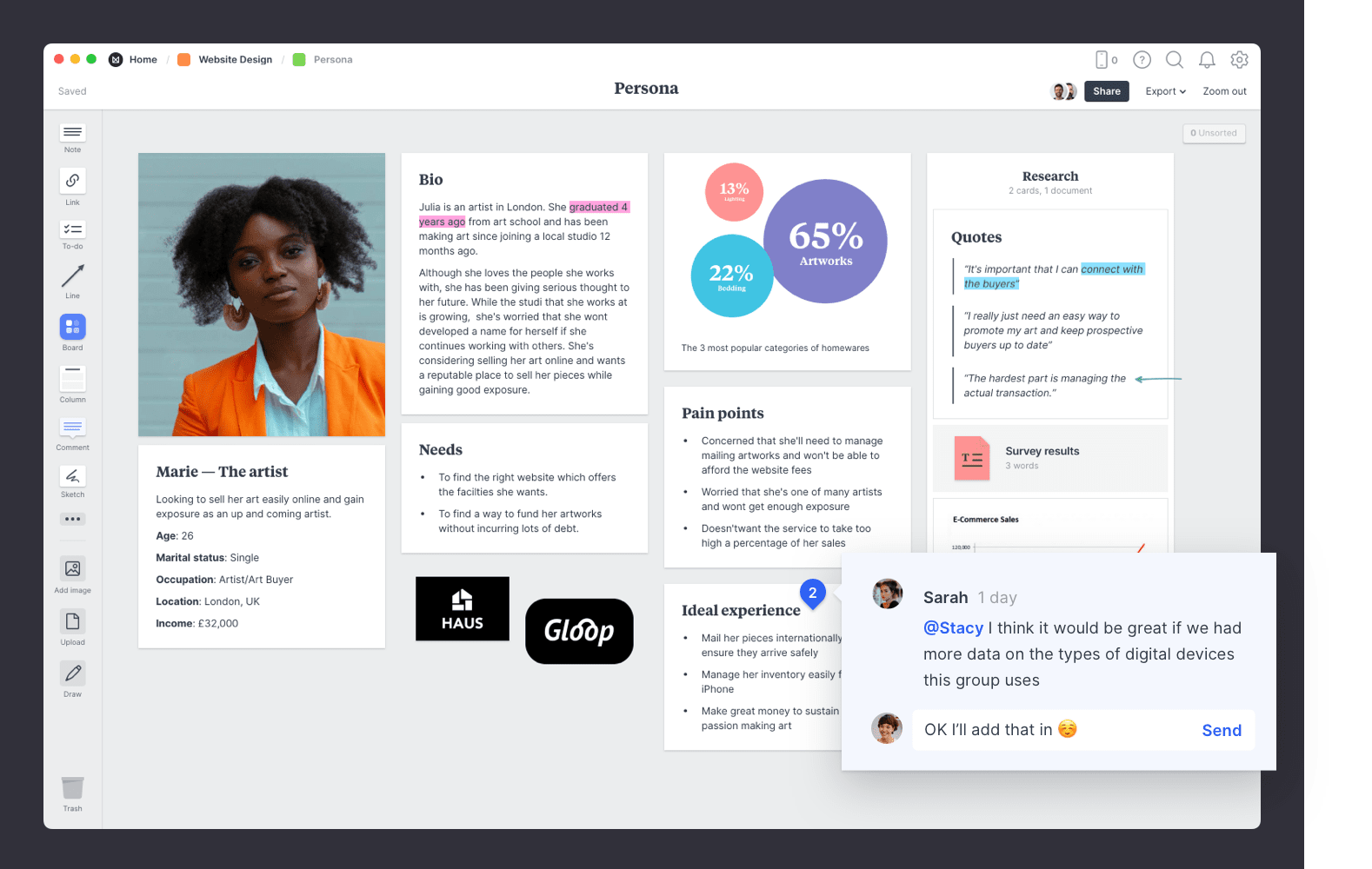 Customer Persona Template - Free Template & Example - Milanote