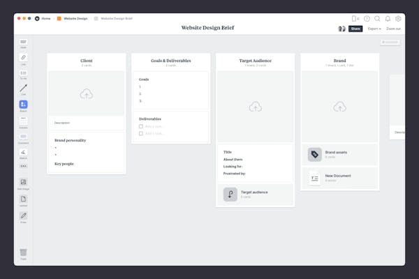 Website Design Brief - Free Template & Example - Milanote