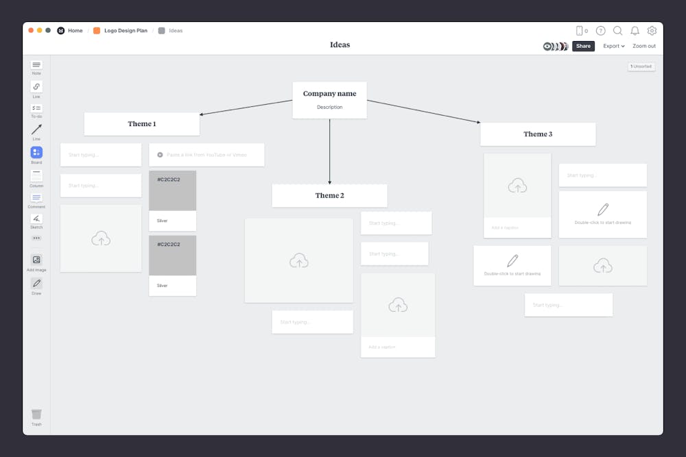 Logo Brainstorming - Template & Example - Milanote