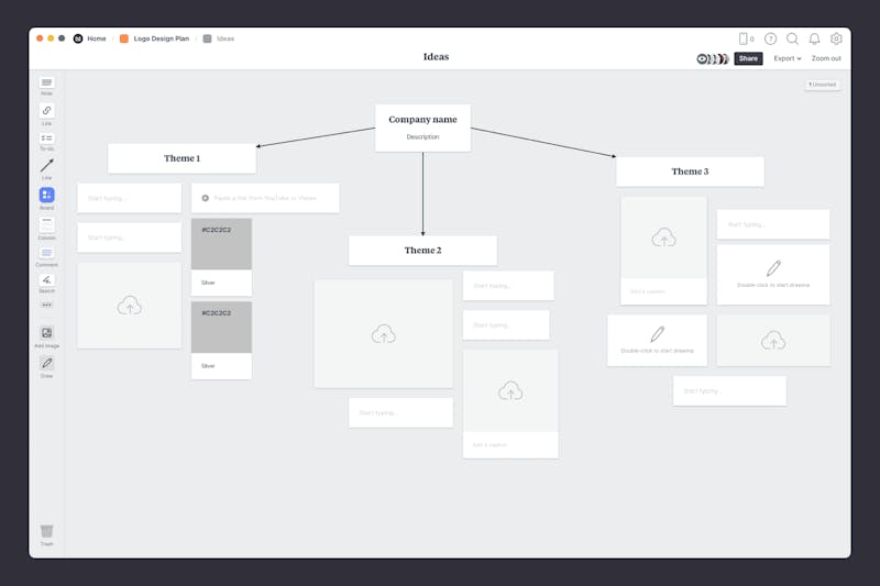 Logo Brainstorming - Template & Example - Milanote
