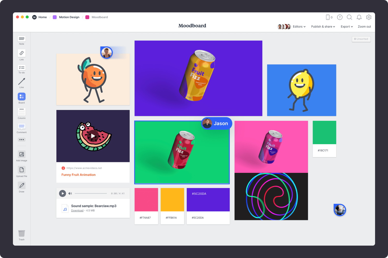 Motion Design Project Plan Template & Example - Milanote