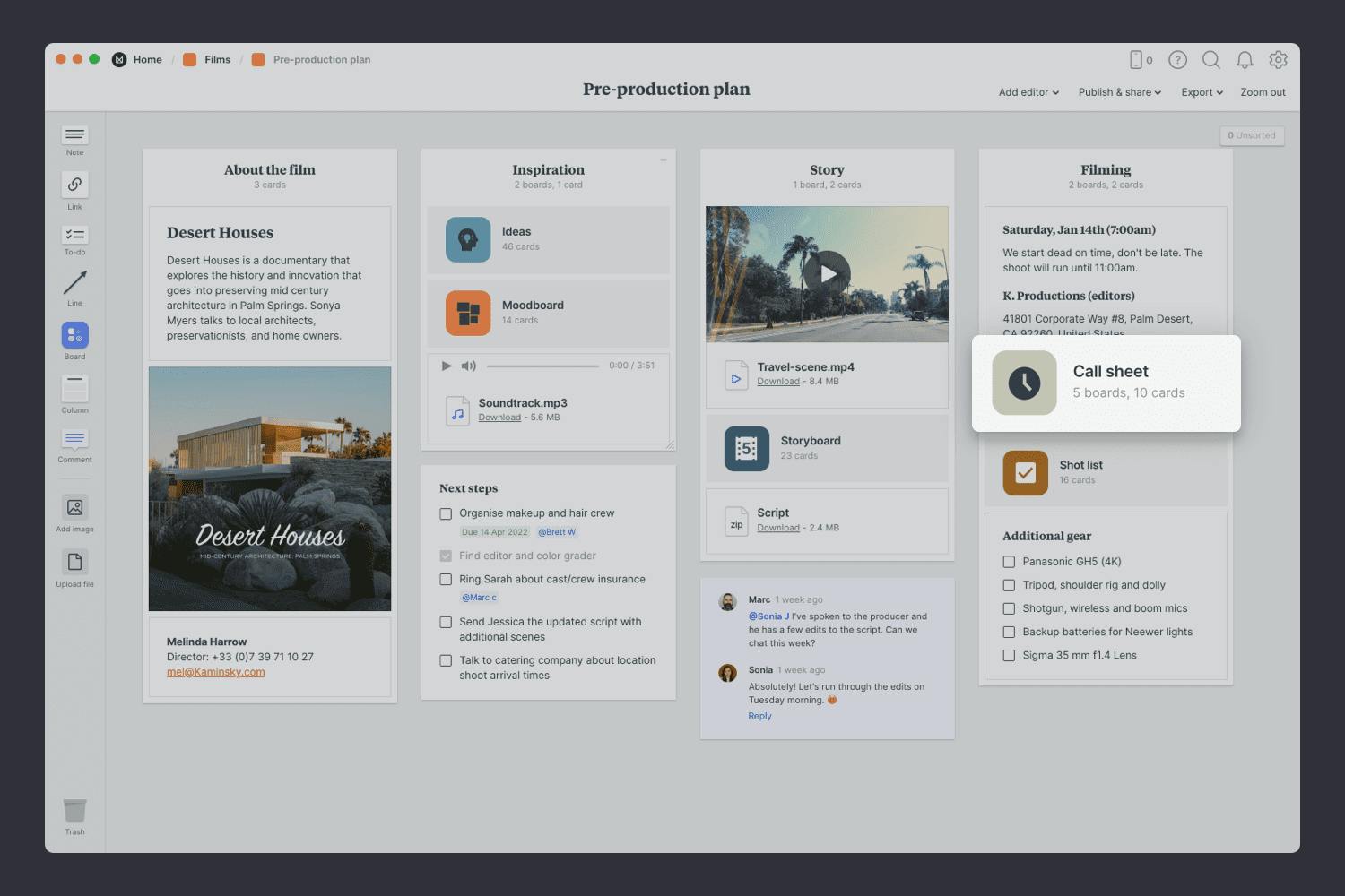 How to Plan a Film: The six essential steps of film pre-production