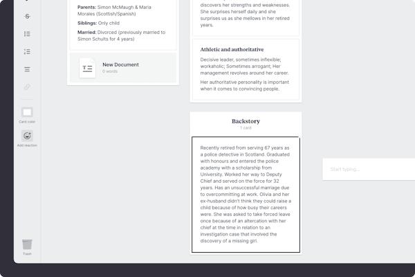 Character Profile - Free Template & Example - Milanote