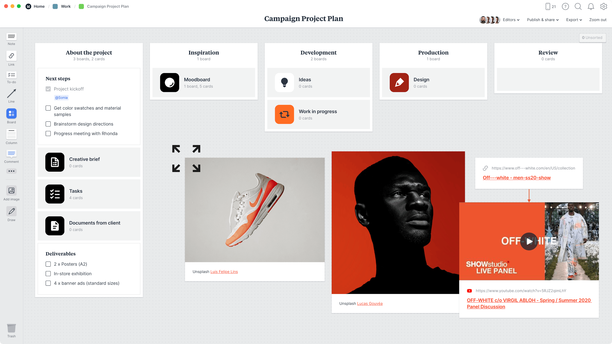 Effective templates to help you plan any creative project - Milanote